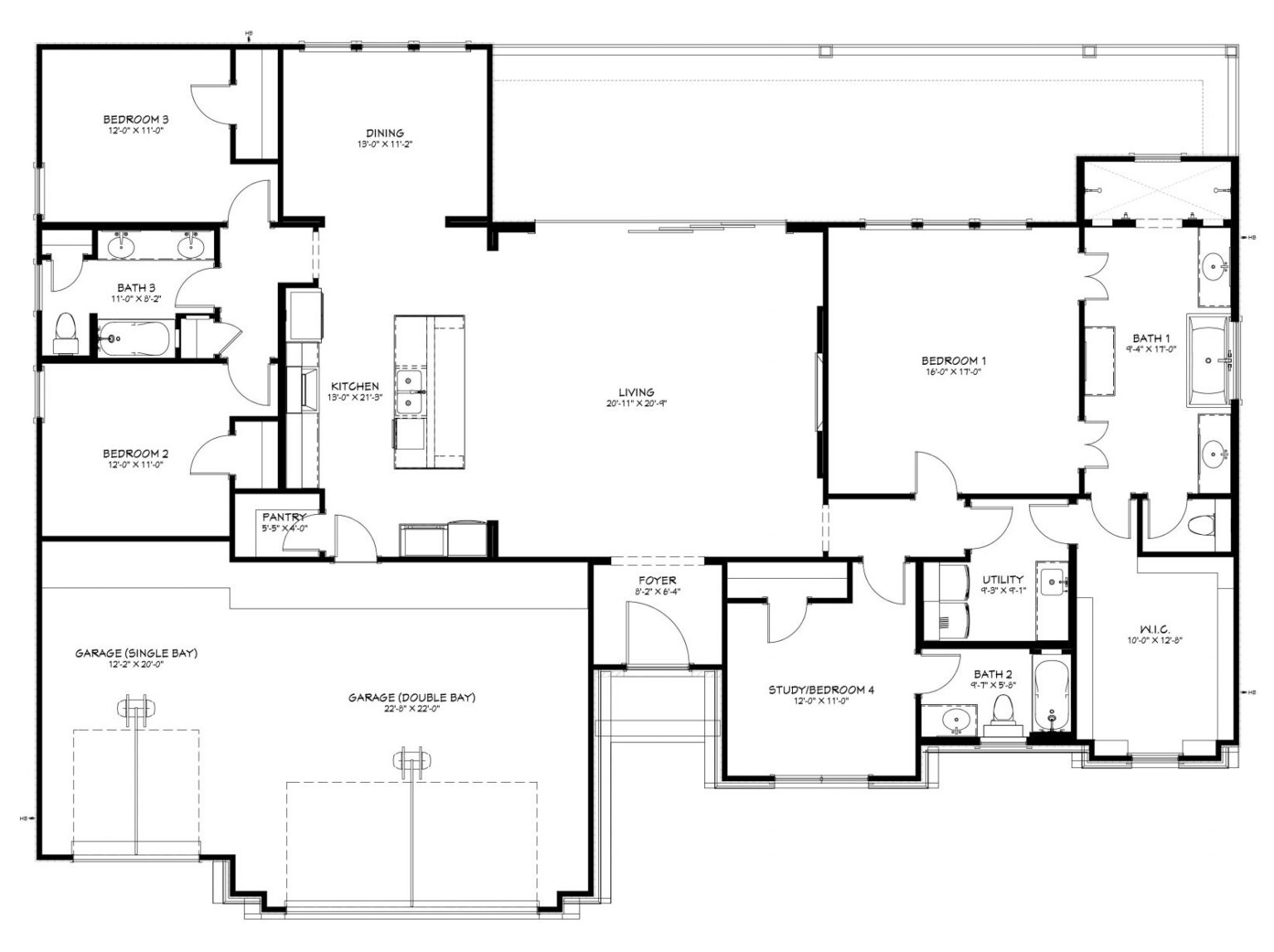 The Concho | New Home Floor Plan | Flintrock Builders